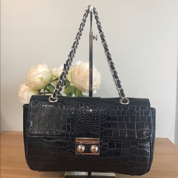 Monterosso | Bags | Monterosso Enamel Bag On Chain | Poshmark